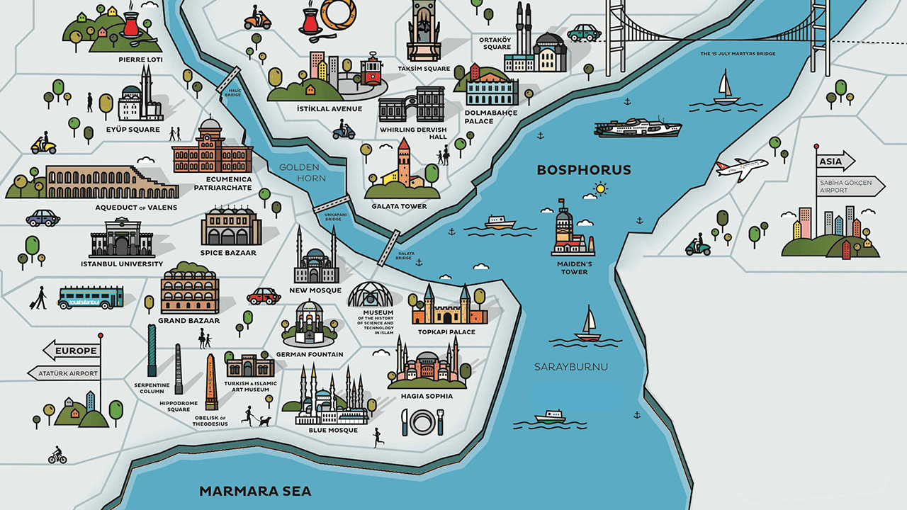 Interactive Map of Istanbul: Explore the City Easily